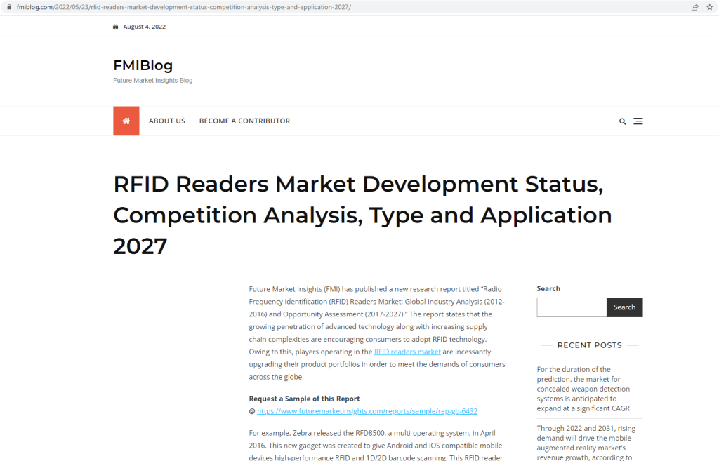 GAO RFID A Top Leader in Active RFID