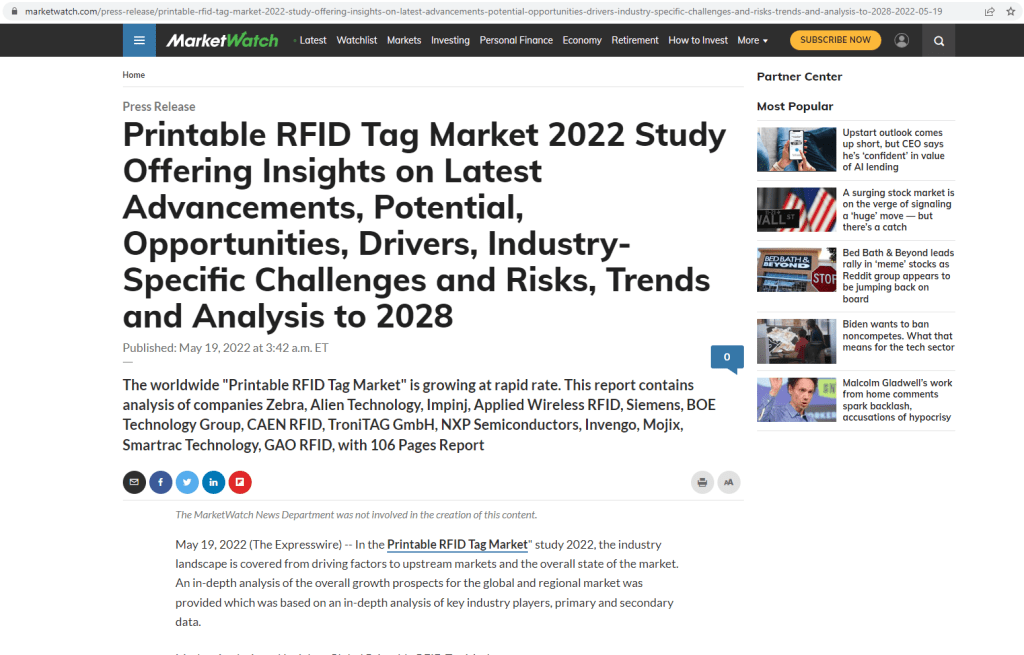 GAO RFID A Top Leader in Active RFID