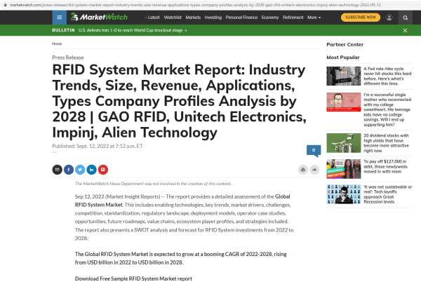 GAO RFID A Top Leader in Active RFID